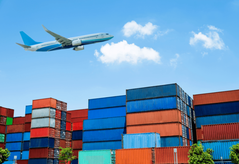 Transporte marítimo vs transporte aéreo